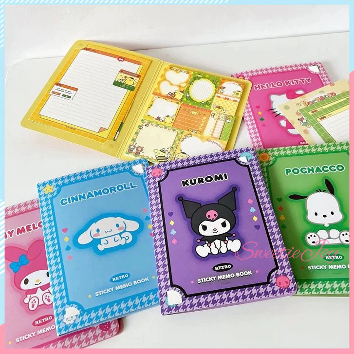 Sanrio Cartoon Tearable Post-it Note Sticky Kuromi Cinnamoroll Memo ...