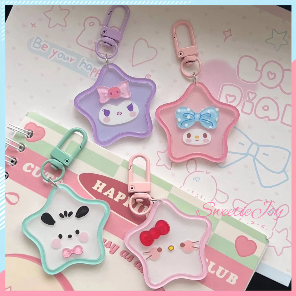 Cute Sanrio Cartoon Keychain Kuromi Cinnamoroll My Melody Keychain ...