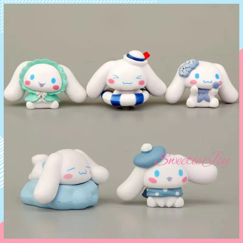 Cute Swimming Circle Cinnamoroll Series 3D Handmade Doll Cake Car ...