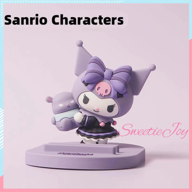 MINISO Sanrio Kuromi Phone Stand Cute Student Desktop Phone Stand Doll ...