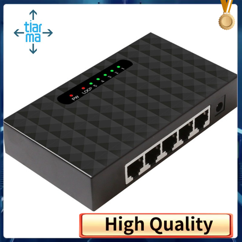 【AAA】5 Port Gigabit Switch Network Ethernet Switch Smart Vlan Network ...