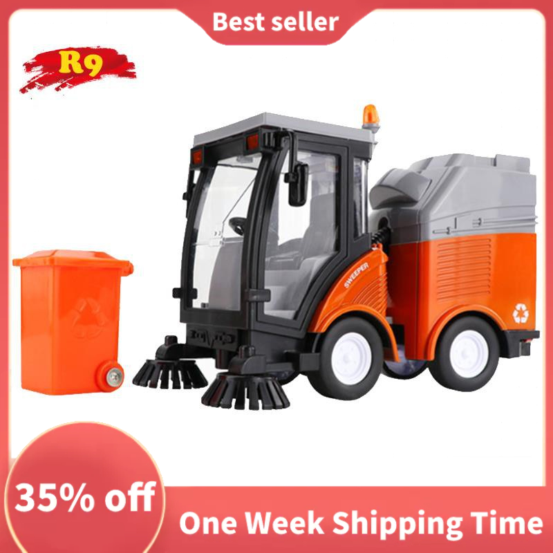 High Quality Street Sweeper Truck with Light & Sound Effects - Friction ...