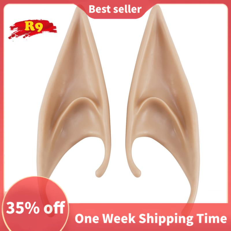 High Quality 1 Pair PVC Fairy Pixie Fake Elf Ears Halloween Mask New ...