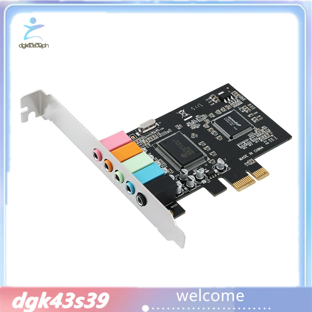 【Hot Sale!!】 PCIe Sound Card 5.1, PCI Express Surround 3D Audio Card ...