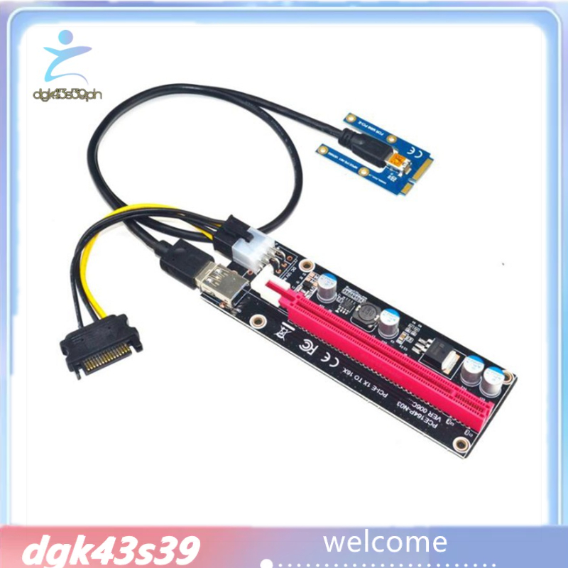 [New]Mini PCIe to PCI Express 16X Riser for Laptop External Graphics ...