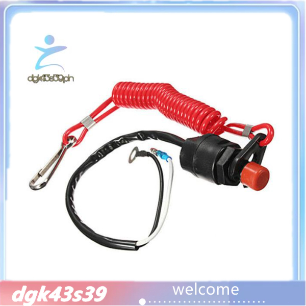 Boat Motor Emergency Kill Stop Switch for Yamaha /Tohatsu Outboard Stop ...