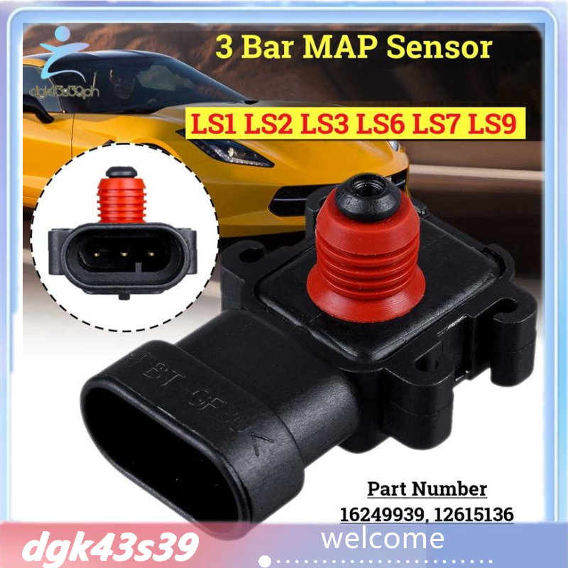 3 Bar Air Intake Pressure MAP Sensor for Chevrolet Sierado Suburban Cadillac/GMC LS1 LS3 LS6 LS7 ...
