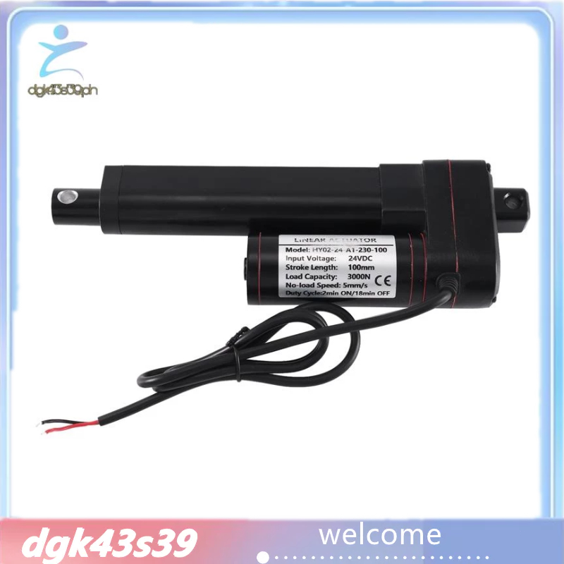 24V DC Electric Push Rod Motor Micro-type Hydraulic Rod 3000N ...