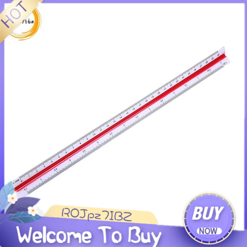 1:20 1:25 1:50 1:75 1:100 1:125 Plastic Triangular Scale Ruler | Shopee ...