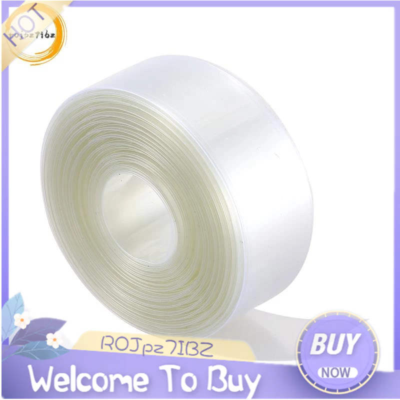 10Meters 23mm Width PVC Heat Shrink Wrap Tube Clear for 1 x AA Battery ...