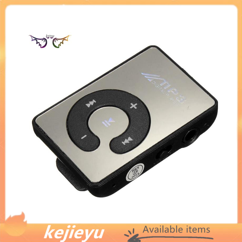 Mini Music MP3 Player with USB Cable with Headphones Black | Shopee ...