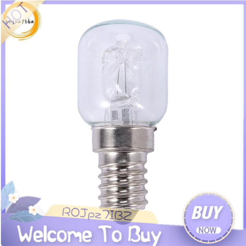 E14 High Temperature Bulb 500 Degrees 25W Halogen Bubble Oven Bulb E14 ...