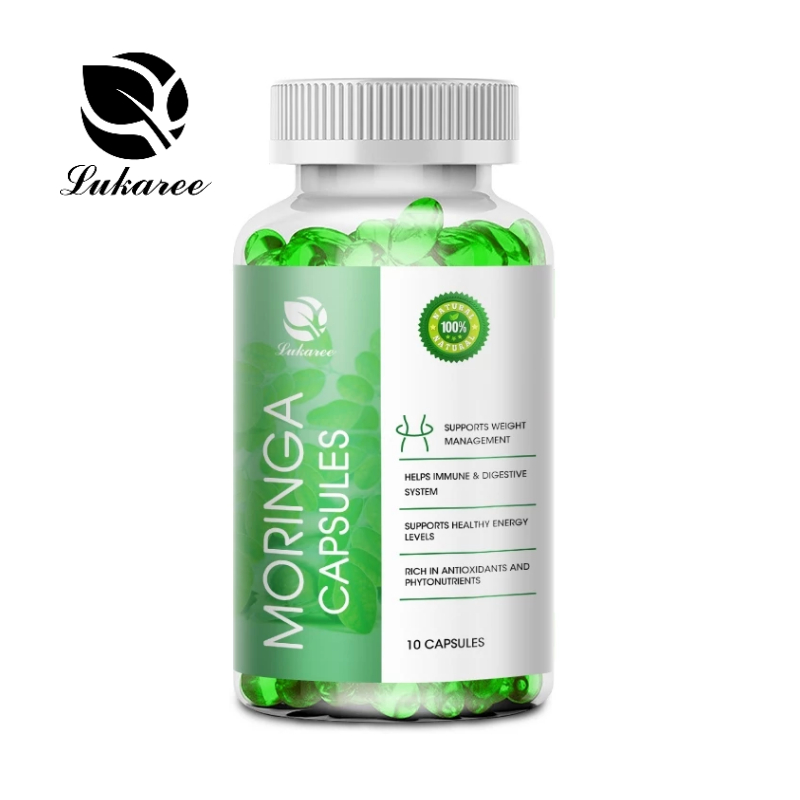 Lukaree Moringa Oleifera Capsule 500mg Made with Organic Moringa Leaf ...