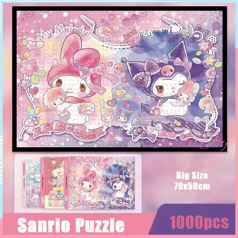 1000PCS Sanrio Puzzle Cute Cartoon Kuromi My Melody Puzzle Toys For Kids Girls | Shopee Philippines