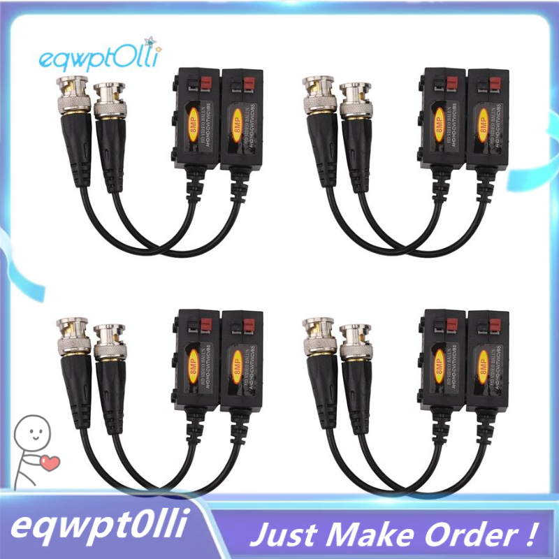 ^eQQ^ ^'1080P AHD/HD-CVI/TVI/CVBS Passive HD Video Balun Transmitter 4 ... ^eQQ^ ^'1080P AHD/HD-CVI/TVI/CVBS Passive HD Video Balun Transmitter 4 ...