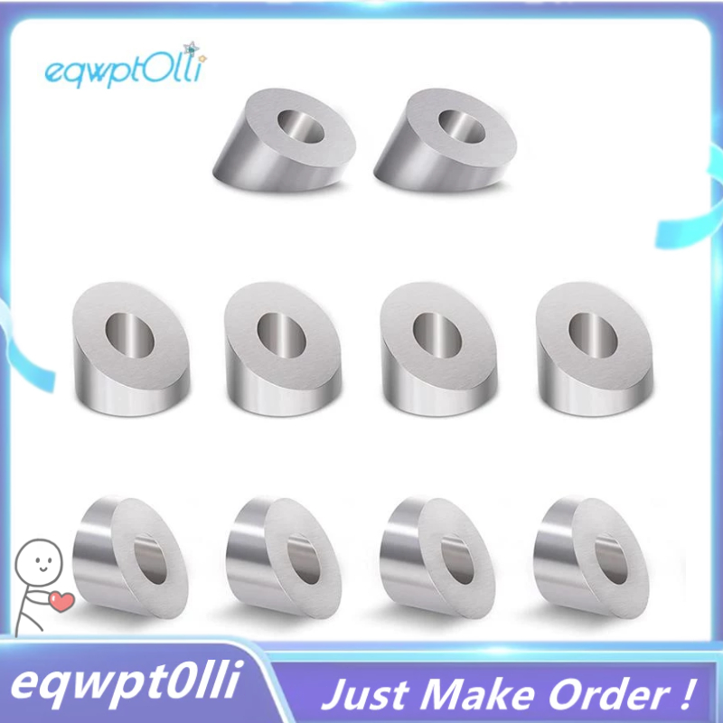 10Pack 30 Degree Stainless Steel Angle Beveled Washer,1/4 Inch/6.6mm 30 ...
