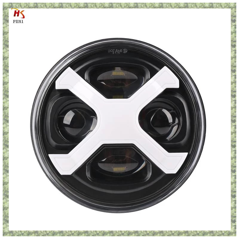 Motorcycle 5.75 Inch Round Led Headlight 40W 5-3/4Inch Headlight for ...