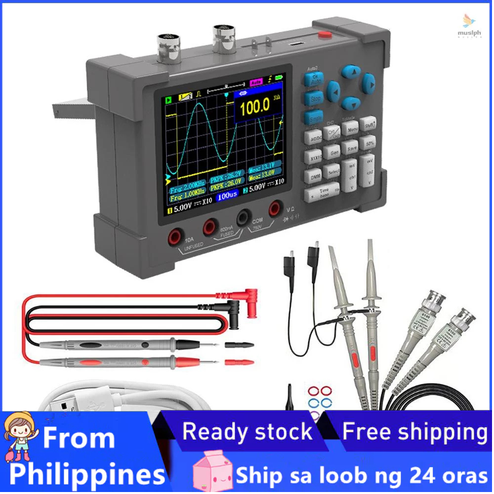[Musl] 3in1 Oscilloscope Multimeter Signal Generator Machine 3.2inch ...