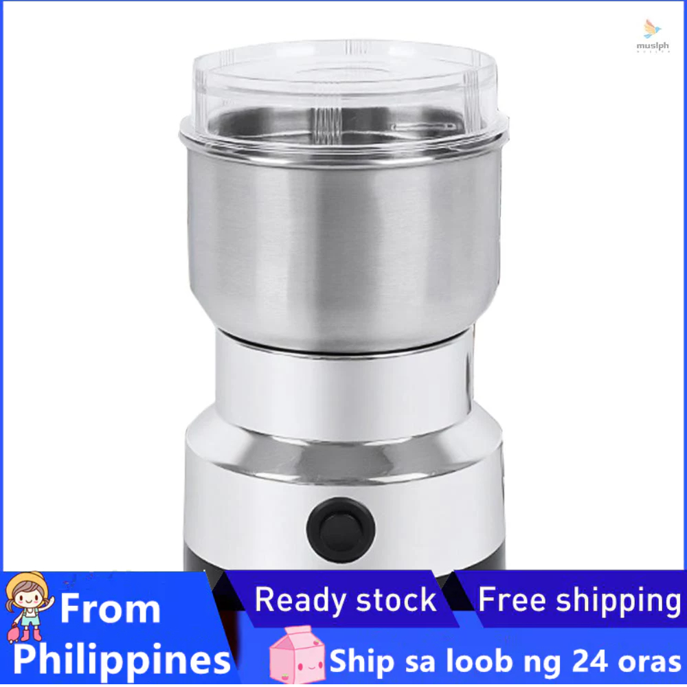 [Musl] Grinder Household Mini Stainless Steel Electric Pulverizer Four ...