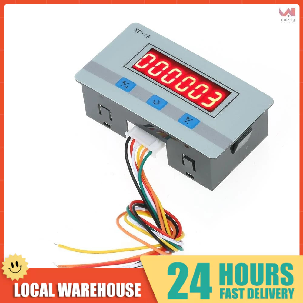Mini LED Digital Counter Module DC/AC5V~24V Electronic Totalizer with ...