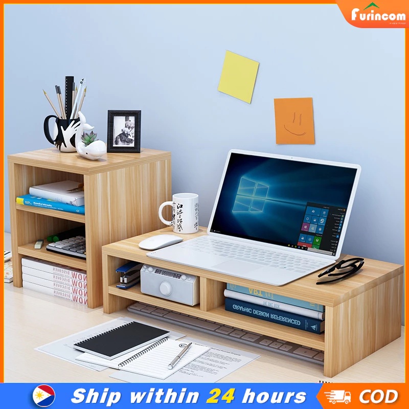 Monitor Rack Riser Monitor Stand Office Desk Storage Computer Monitor ...