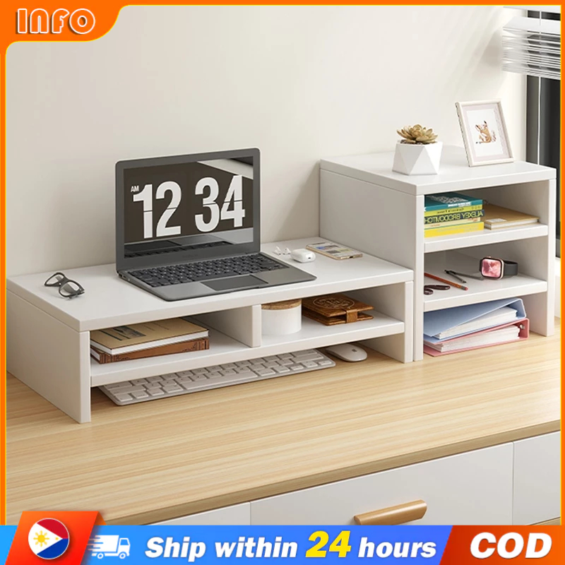 Computer Rack Desktop Monitor Riser Shelf Laptop Stand Monitor Stand ...