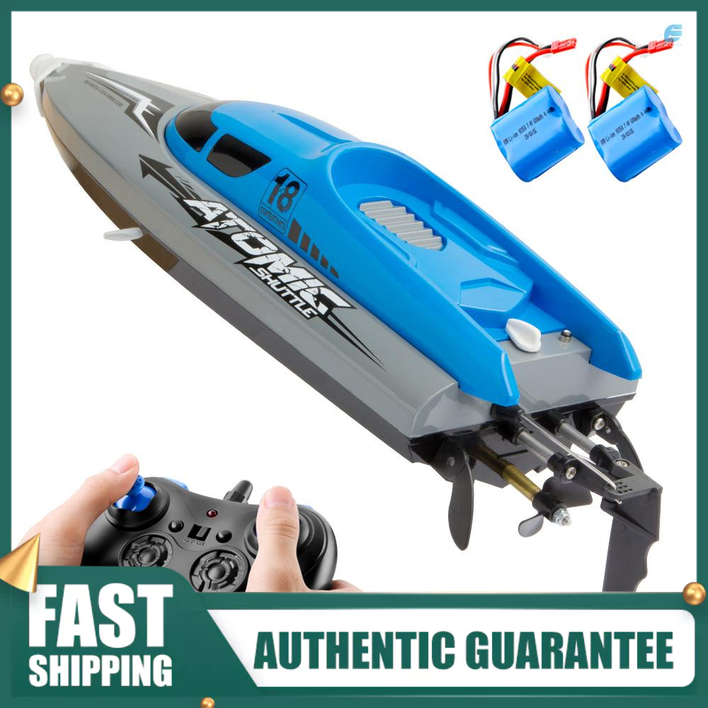 RC Boat Remote Control Boat 30KM/H High Speed IPV7 Waterproof 2.4GHz 4 ...