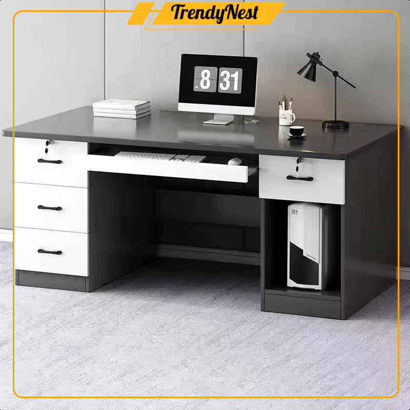 Computer table Multi functional office desk Study Table with Drawer ...