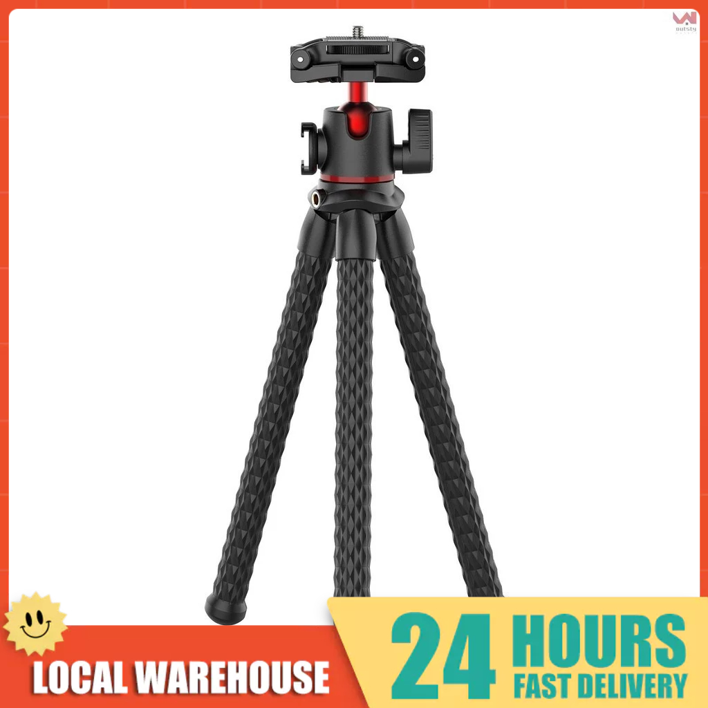 MT-33 Multifunctional Flexible Mini Octopus Tripod with Cold Shoe Mount ...
