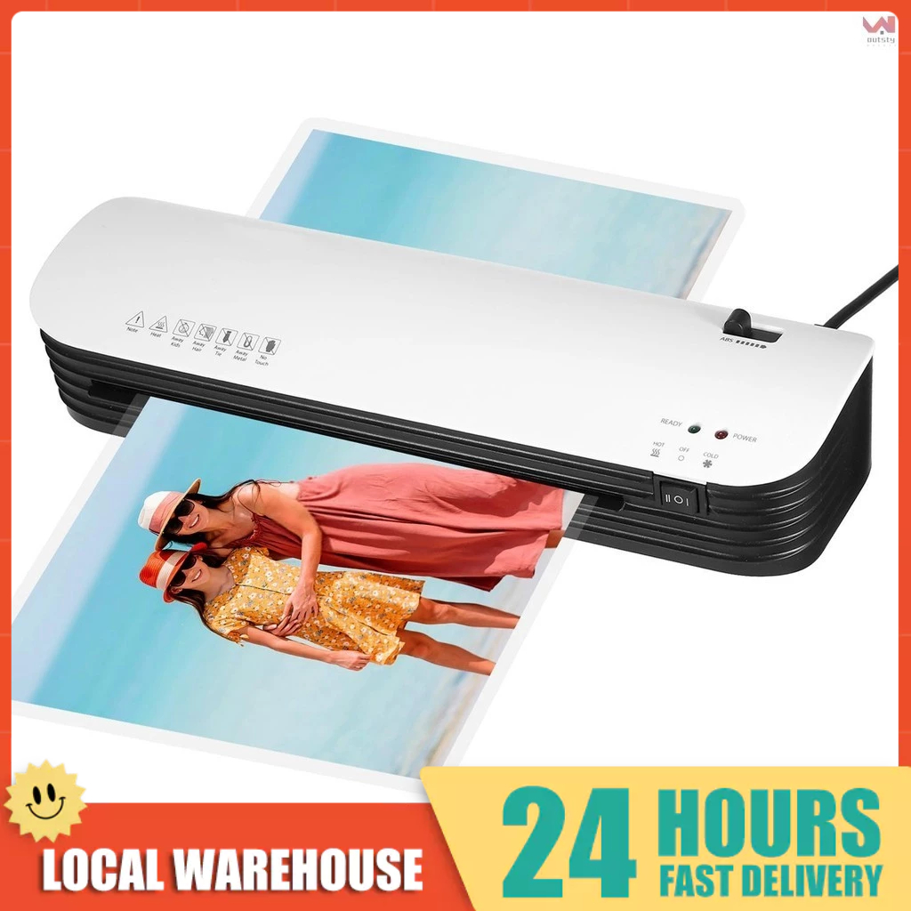 SL299 Laminator Machine Set A4 Size Hot and Cold Lamination 2 Roller ...