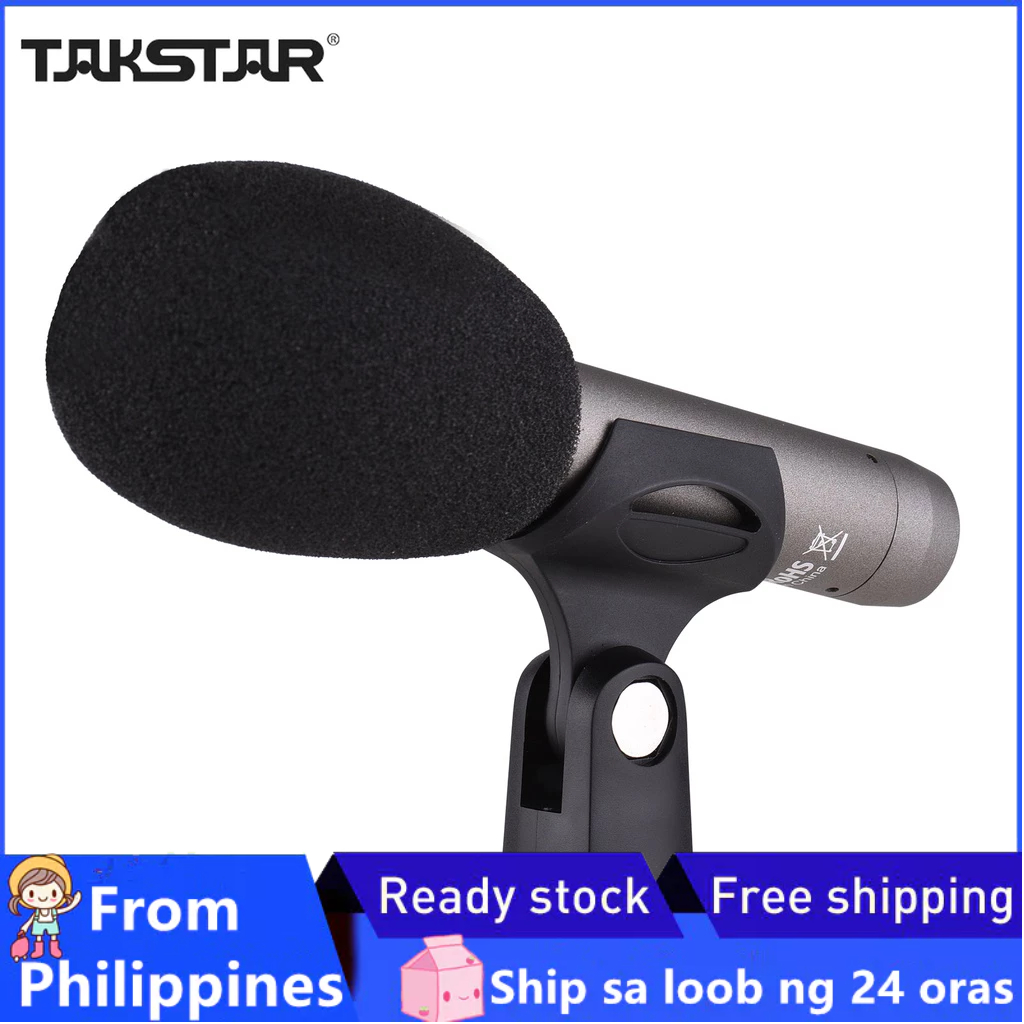 TAKSTAR CM-60 Professional Condenser Microphone XLR Cardioid Mic 48V ...