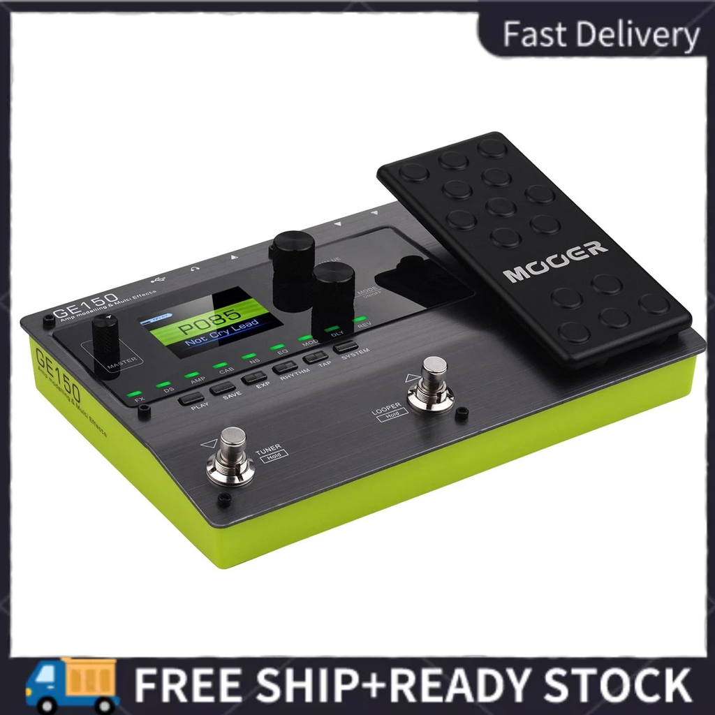 GE150 Amp Modelling & Multi Effects Pedal 55 Amplifier Models 151 ...