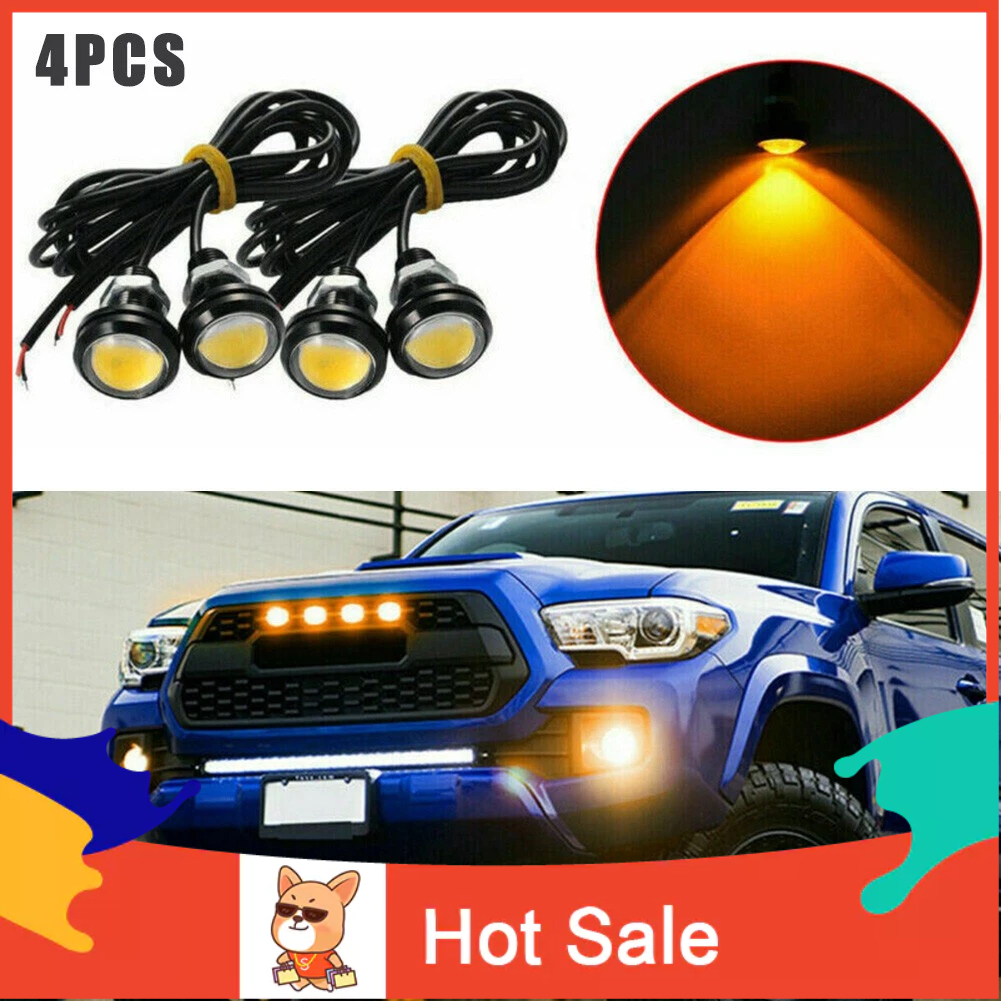 4pcs LED Grille Lighting Kit Auto Truck Eagle Eye Light For Ford SUV ...