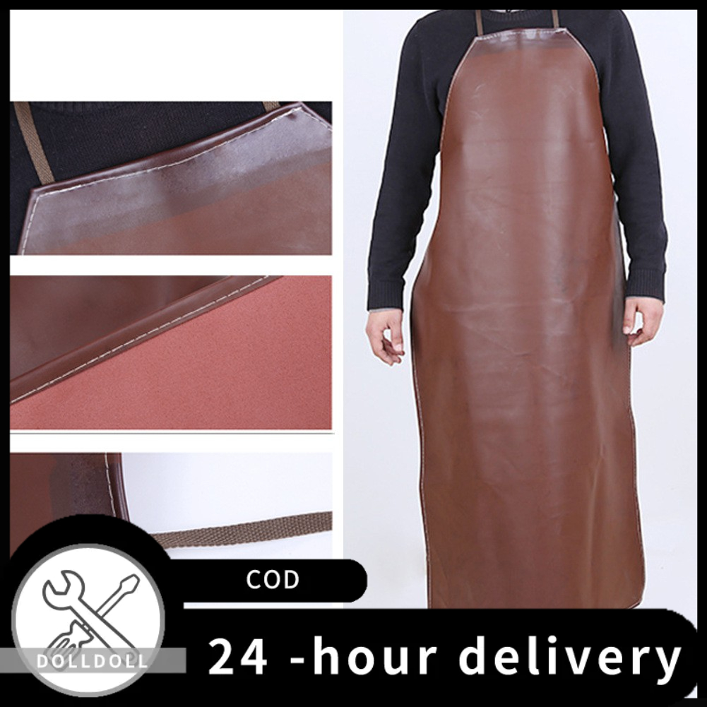 🅾🅻🅻 Heat Resistant Heavy Duty Safety Welding Apron Leather Welding ...