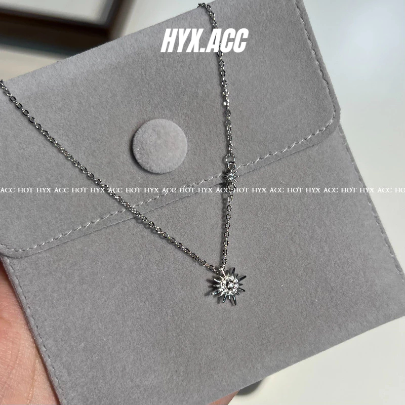 Women's Necklace Exquisite Sunflower Pendant Necklace Simple Necklace ...