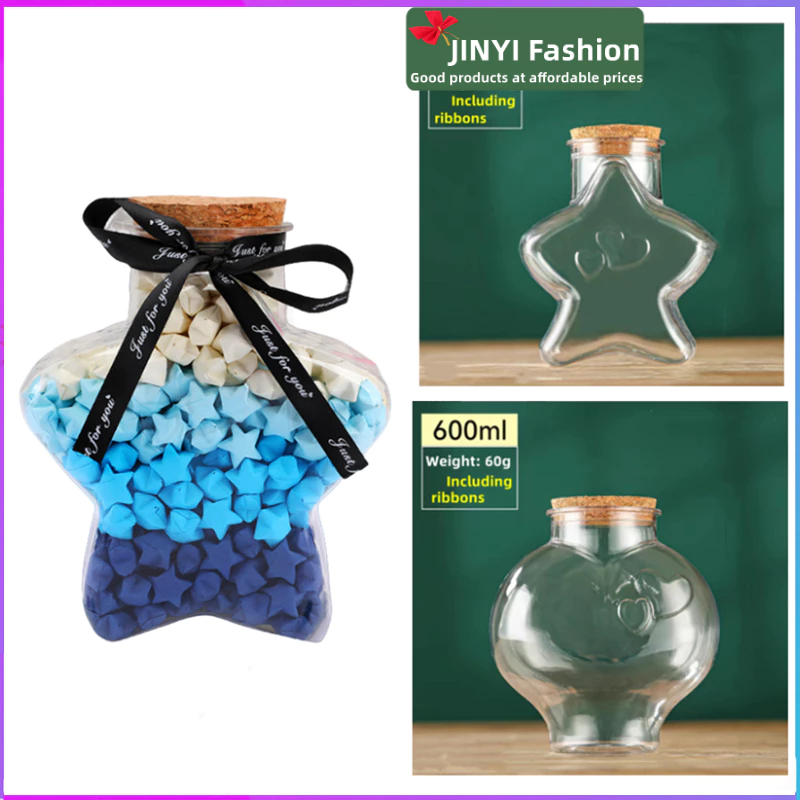 DIY Lucky Star Wishing Bottle~Can Accommodate 520 Stars PET Plastic ...