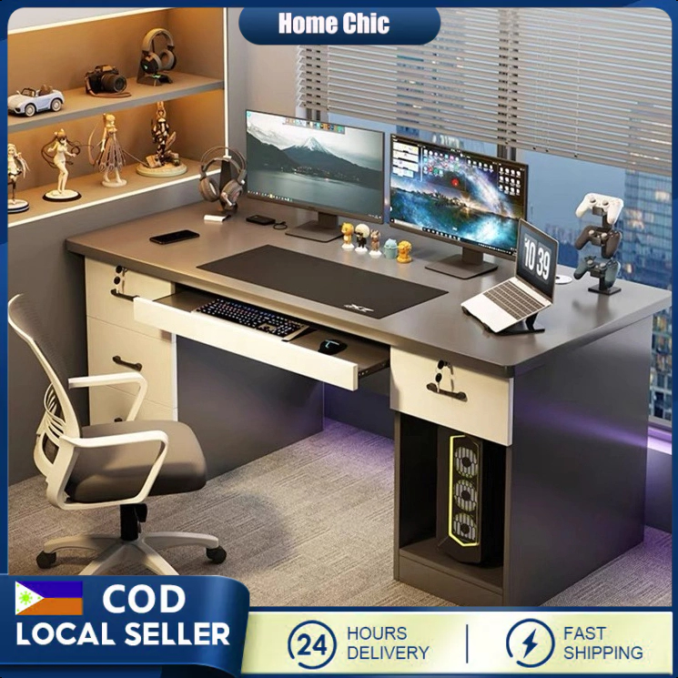 computer table with drawers for office/home use Office Table Study ...