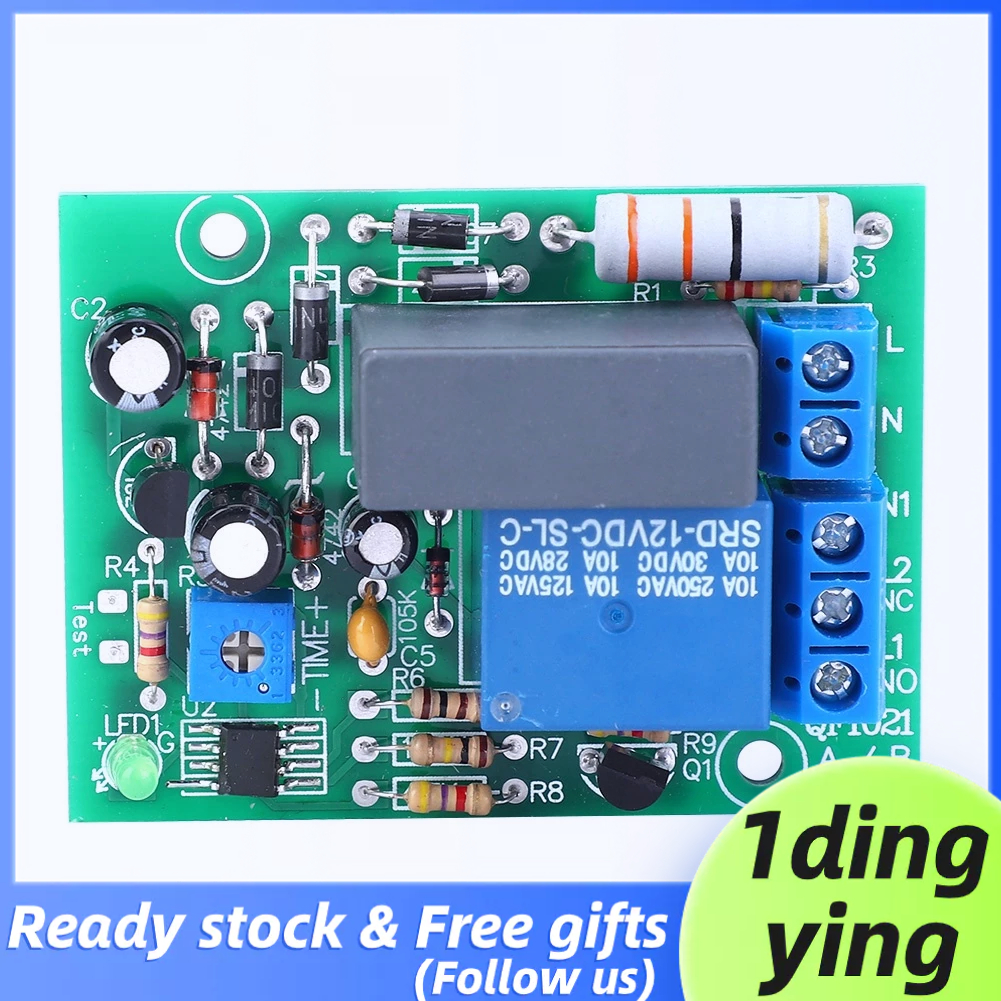 AC 220V Delay Power On Module Timer Relay Switch for Electric Appliance ...