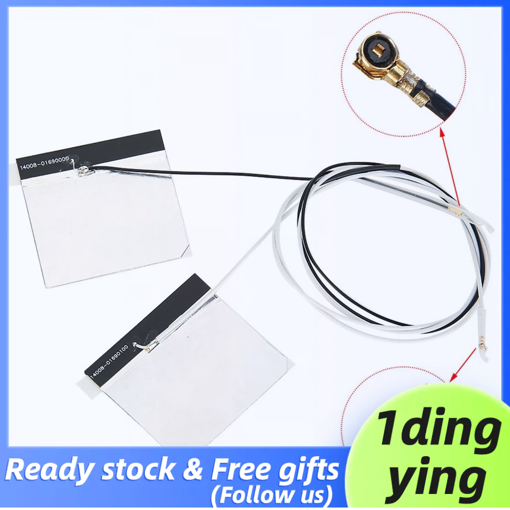 [Ready Stock]2pcs Set DIY IPE Gene4 Built in NGFf M.2 WiFi Antenna with ...