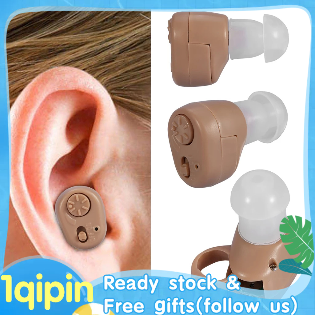 Mini In Ear Digital Hearing Aid Adjustable Volume Sound Amplifier for ...