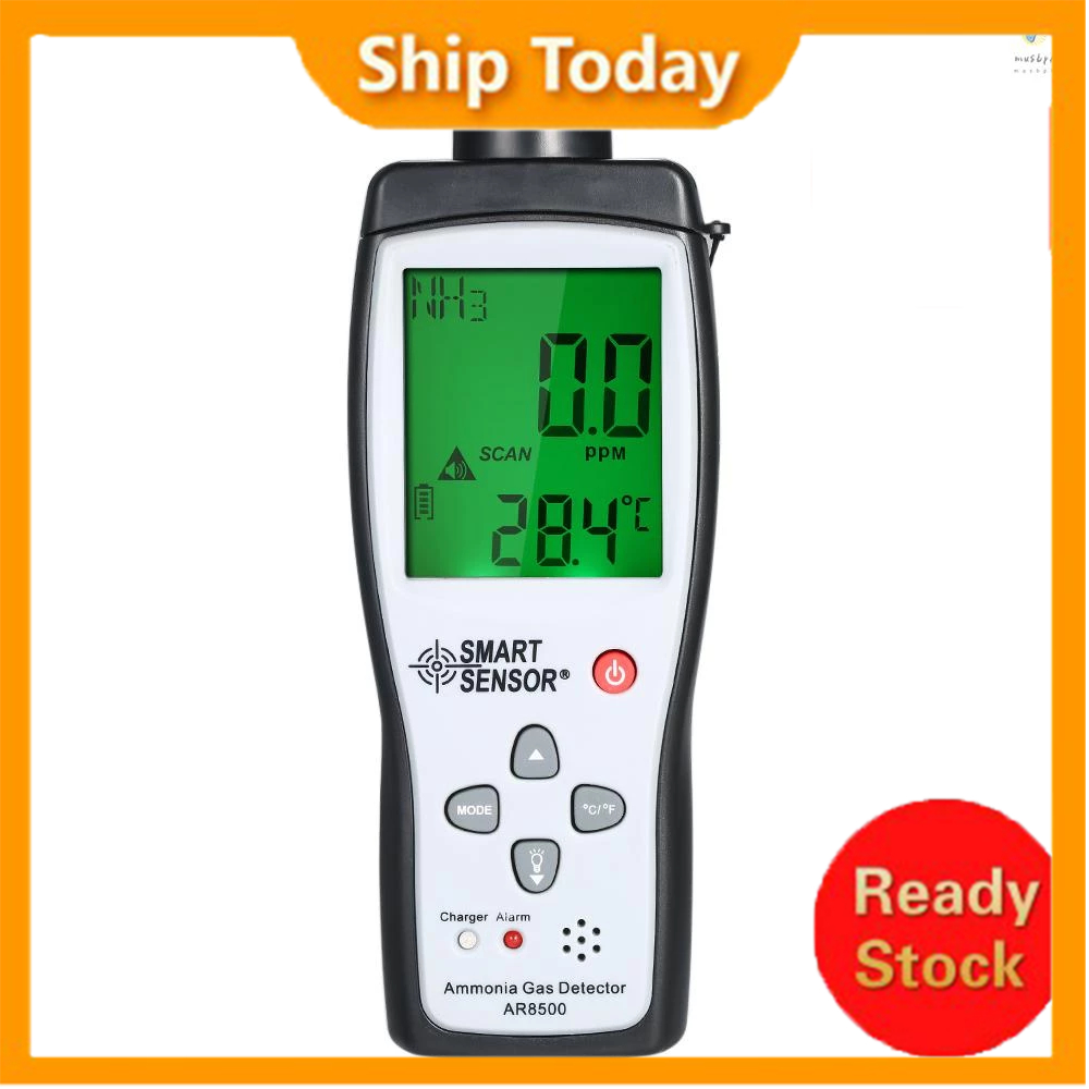 SMART SENSOR Ammonia Detector Ammonia Gas Meter Digital Portable ...