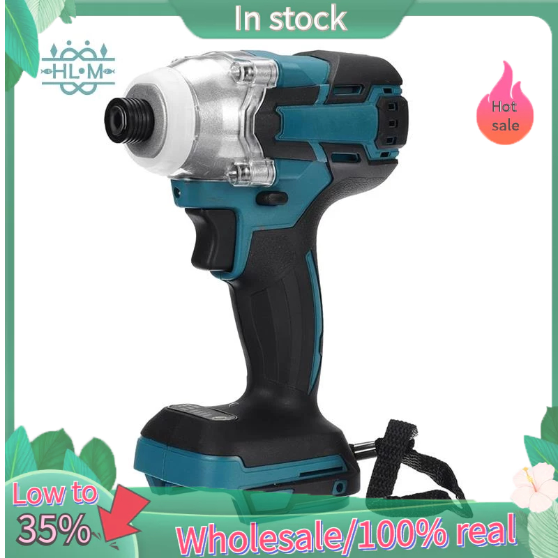 Brushless Electric Battery Drill Cordless Impact Wrench Screwdriver ...