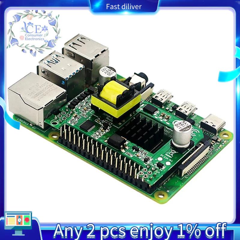 for Raspberry Pi 4B POE Module Power Over Ethernet IEEE 802.3Af ...