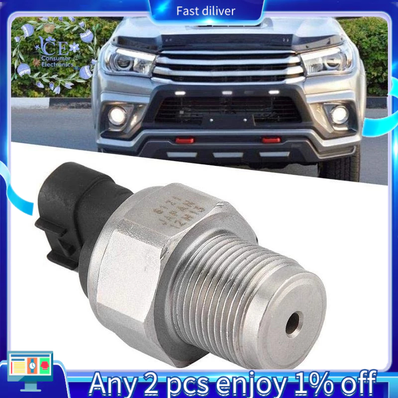 Common Rail Fuel Pressure Sensor for Toyota Hilux Hiace D4D 3.0L 89458 ...