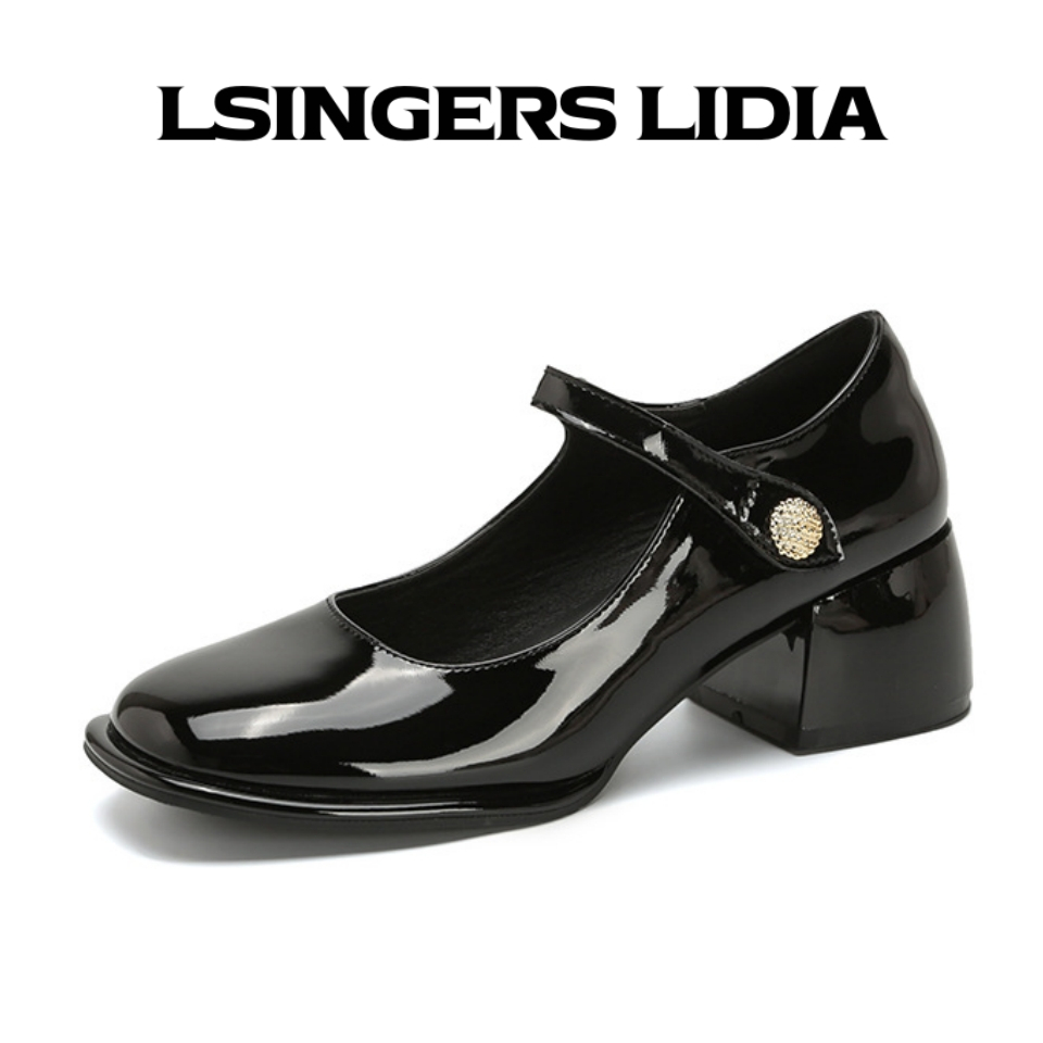 LSINGERS Mary Jane Shoes for Women with 4.5cm Heels 2024 Chunky Heel ...