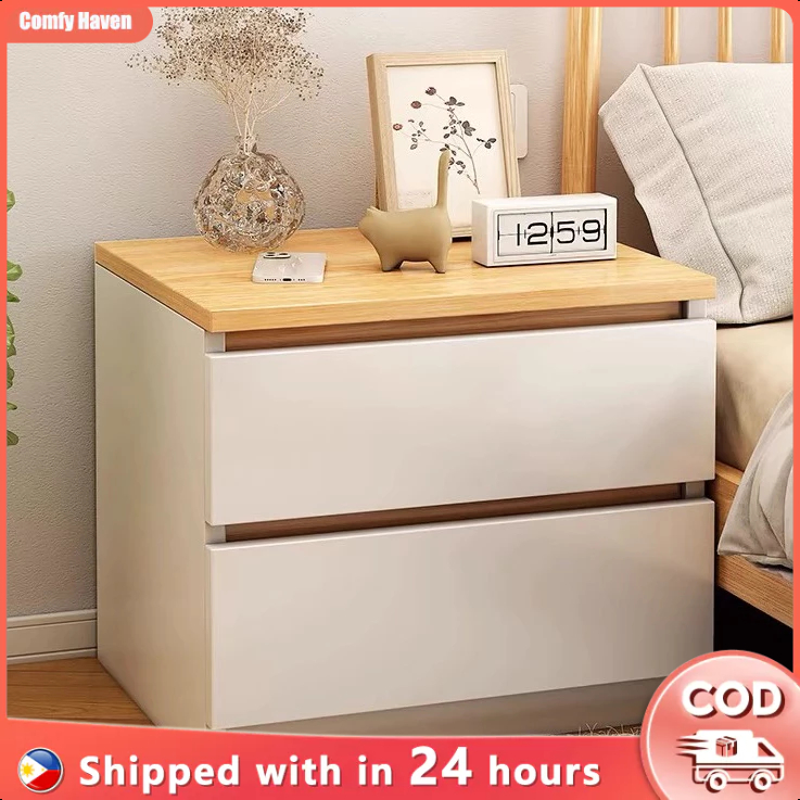 Bedside Table With Drawer Modern Bedroom Wall Simple Small Cabinet ...