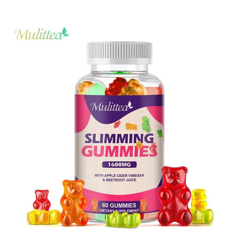 Mulittea Slimming Gummies With 1600 Mg Apple Cider Vinegar & Beetroot ...