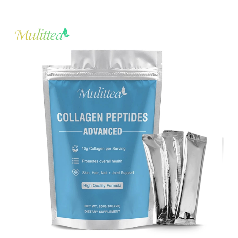 Mulittea Advanced Collagen Peptides Powder Healthy Hair Skin Nails ...