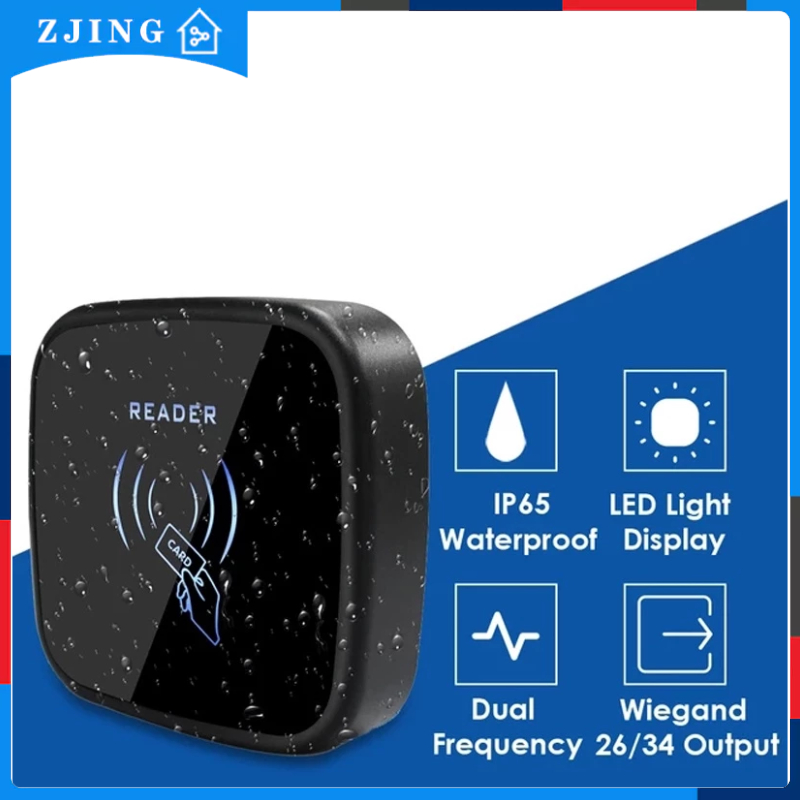 IP65 Waterproof RFID Card Reader Wiegand 26 output Access Control Slave ...