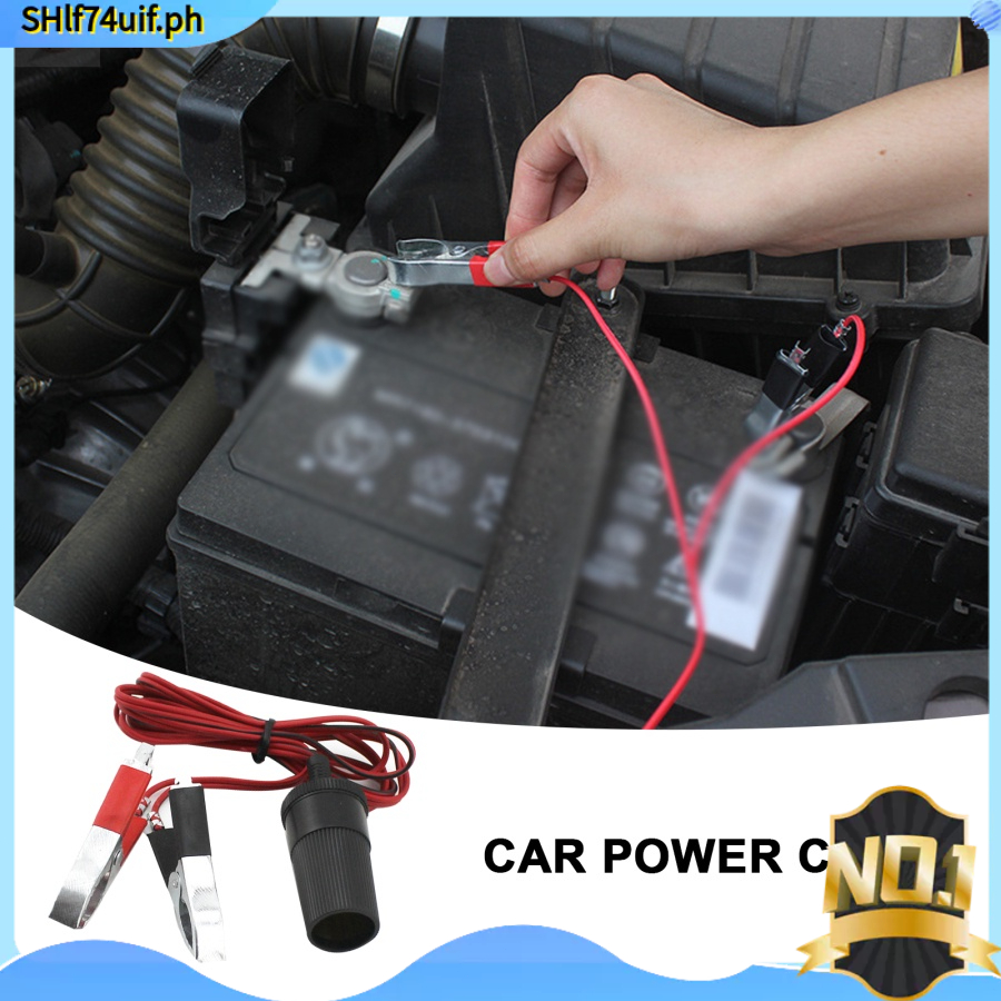 【ST】12V 15A Batteries Socket Plug Car Accessories Car Battery Terminal ...